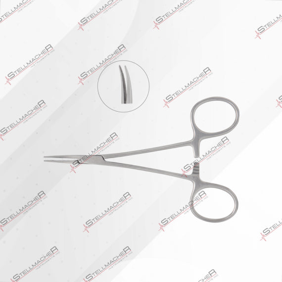 Halstead-Mosquito Haemostatic Forceps, curved, overall length 12.5 cm ...
