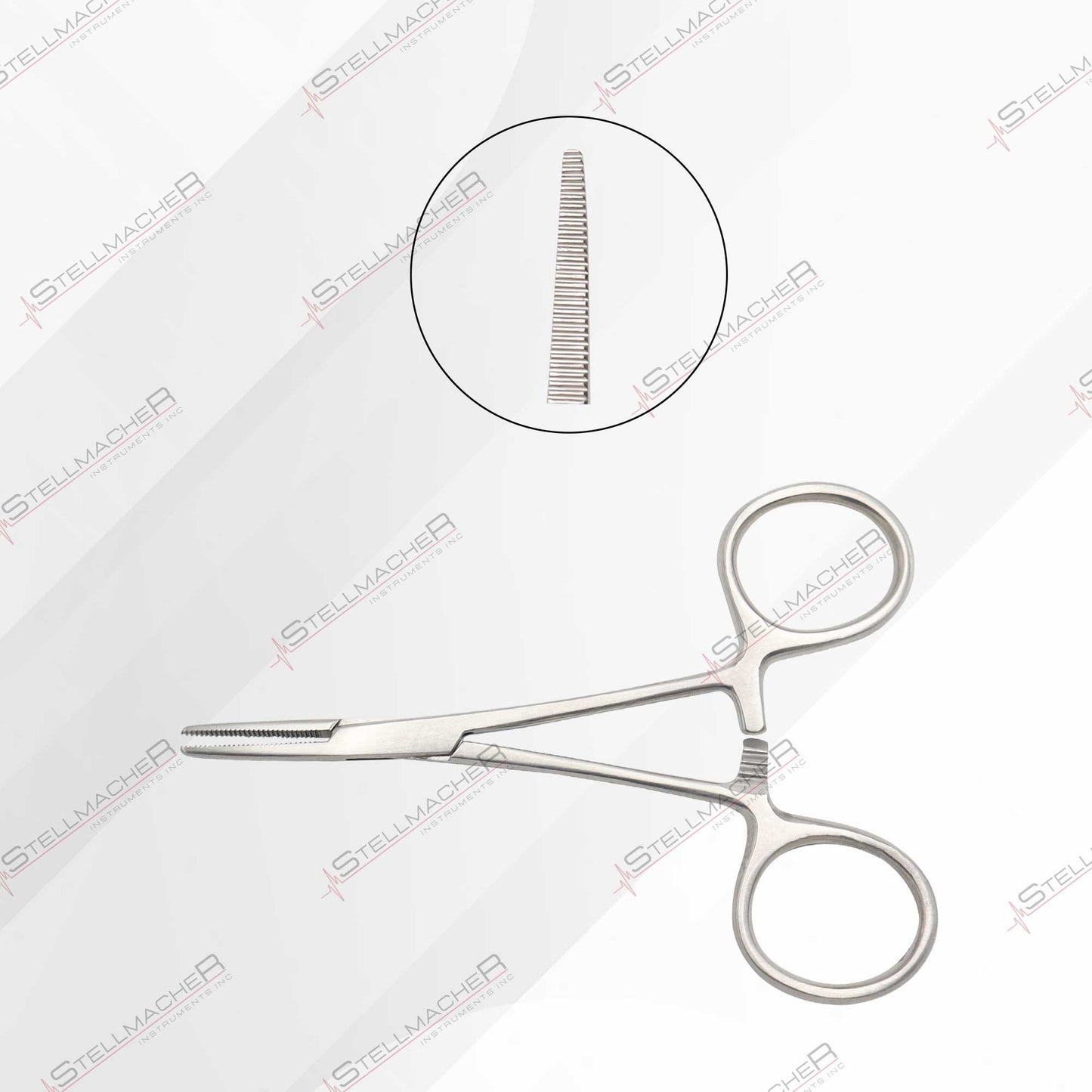 Hartmann Hemostatic Forceps - 10cm Straight – Stellmacher Instruments inc.