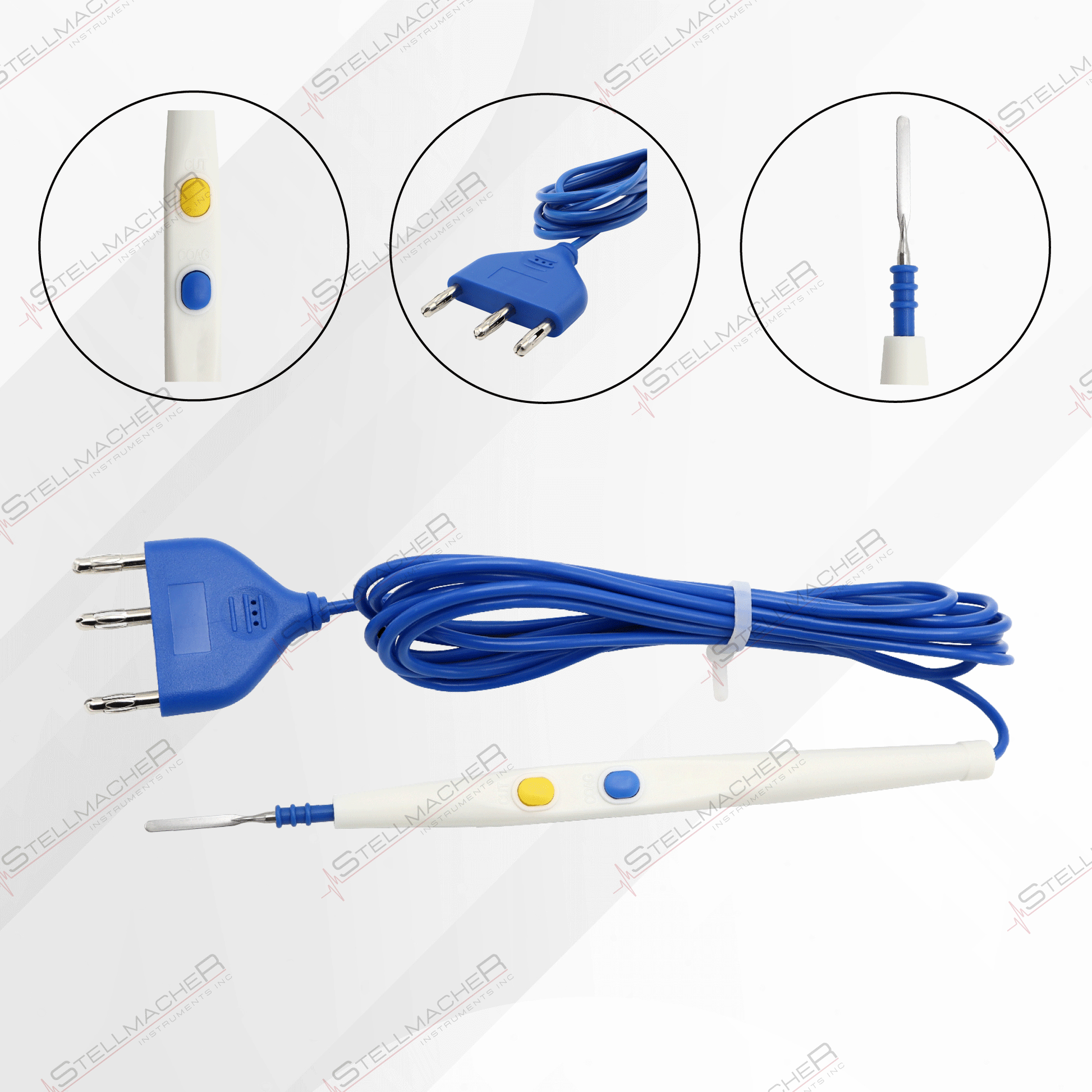 Diathermy ESU Cautery Electrosurgical Pencil - 25 Pcs Box – Stellmacher Instruments inc.