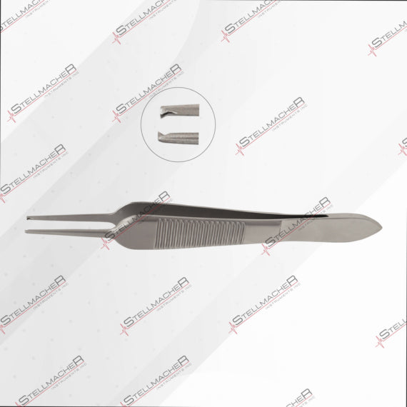 Tying St Martin forceps, 0.7 mm, with tying platform, overall length 9 ...