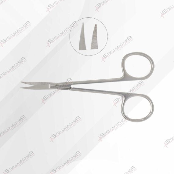 Eye Scissor, Curved, blunt-blunt, 11.5cm – Stellmacher Instruments inc.